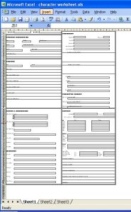 Tools for Pre-writing: Character Worksheet Part 1 | J.P.Sloan's Fistful ...